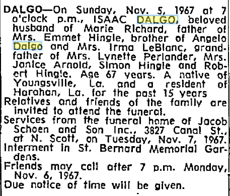 Dalgo Family | Biloxi Historical Society